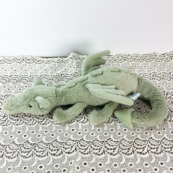 Jellycat | Toys | Jellycat Sage Winged Dragon 2 Glittery Wings Plush ...
